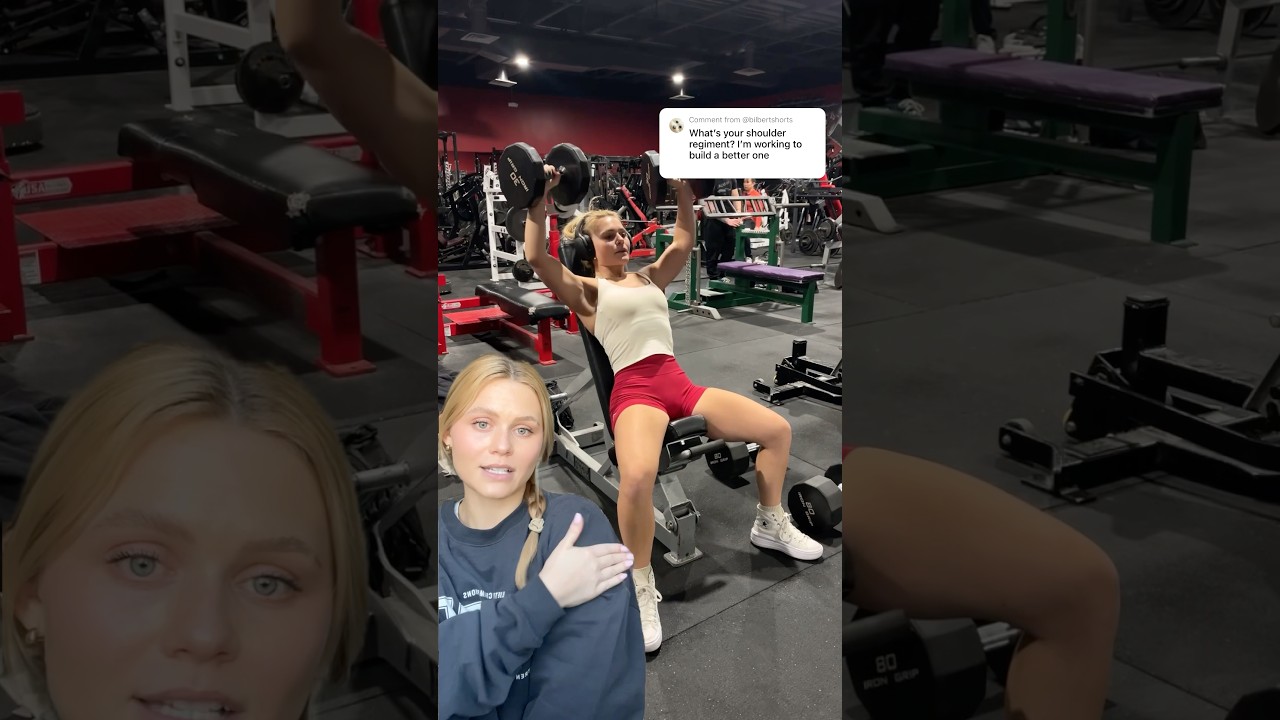 Exercises: lateral raises, DB press, front fly’s, rear delt flys. I ...