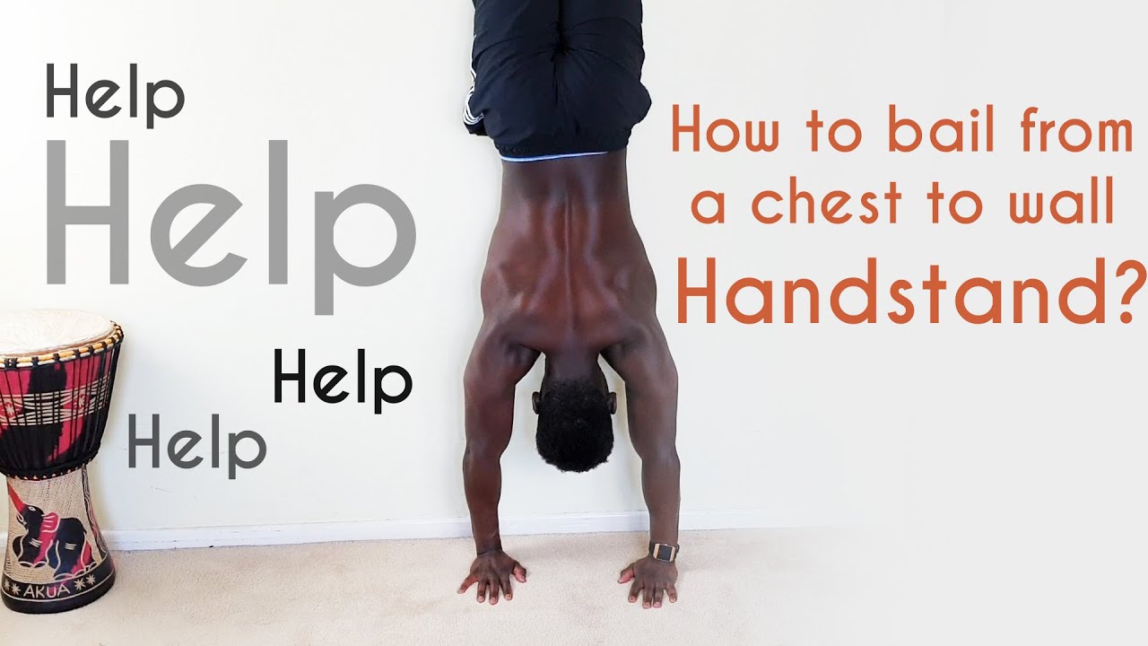 How to Bail Out of a Chest To Wall Handstand | Handstand Progress Diary ...