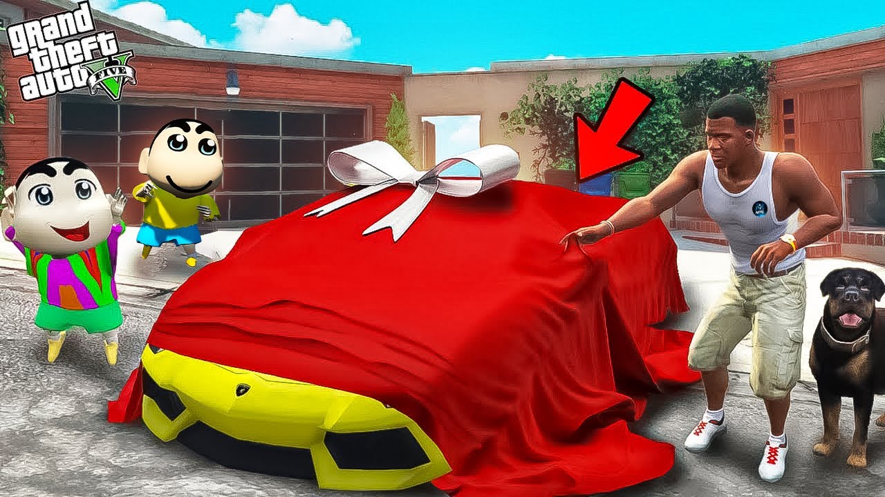 Shinchan Pinchan & Franklin Taking Delivery Of Their New Supercar in ...