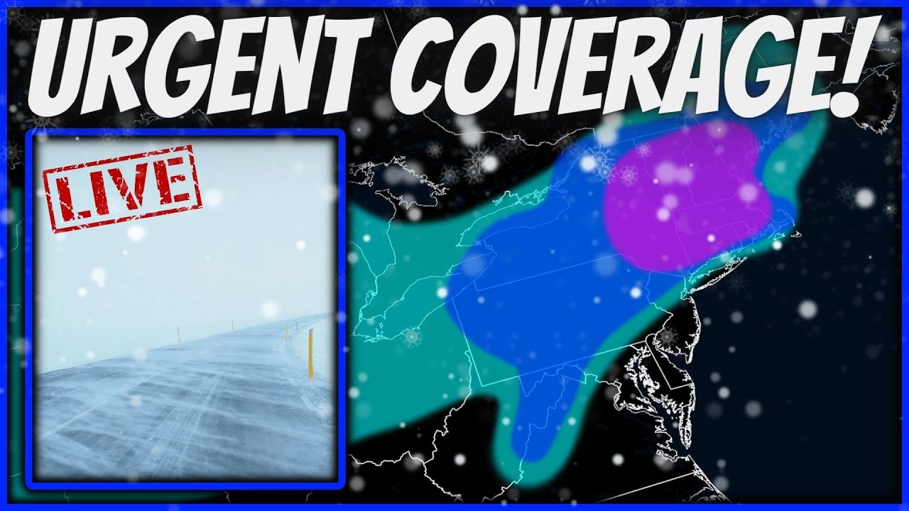 🔴BREAKING - LIVE Winter Storm Coverage W Cameras & Radar - YouTube