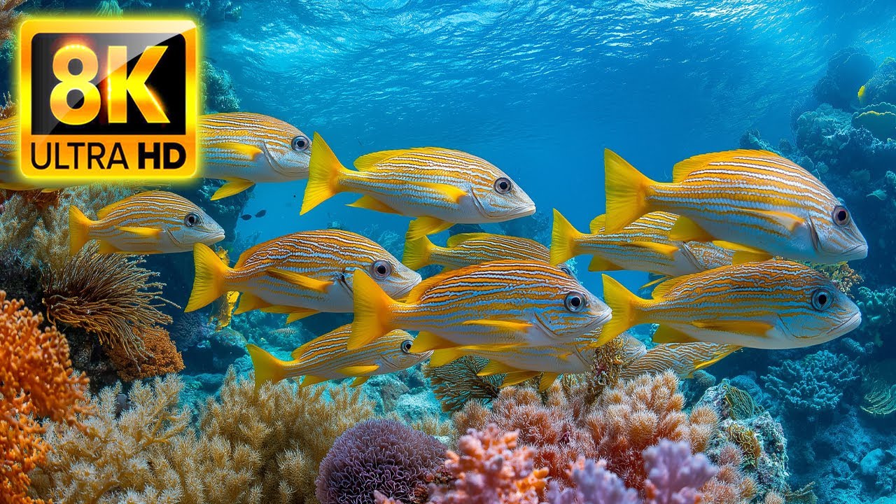 The Best 8K Aquarium - Explore the Underwater World and Beautiful Coral ...