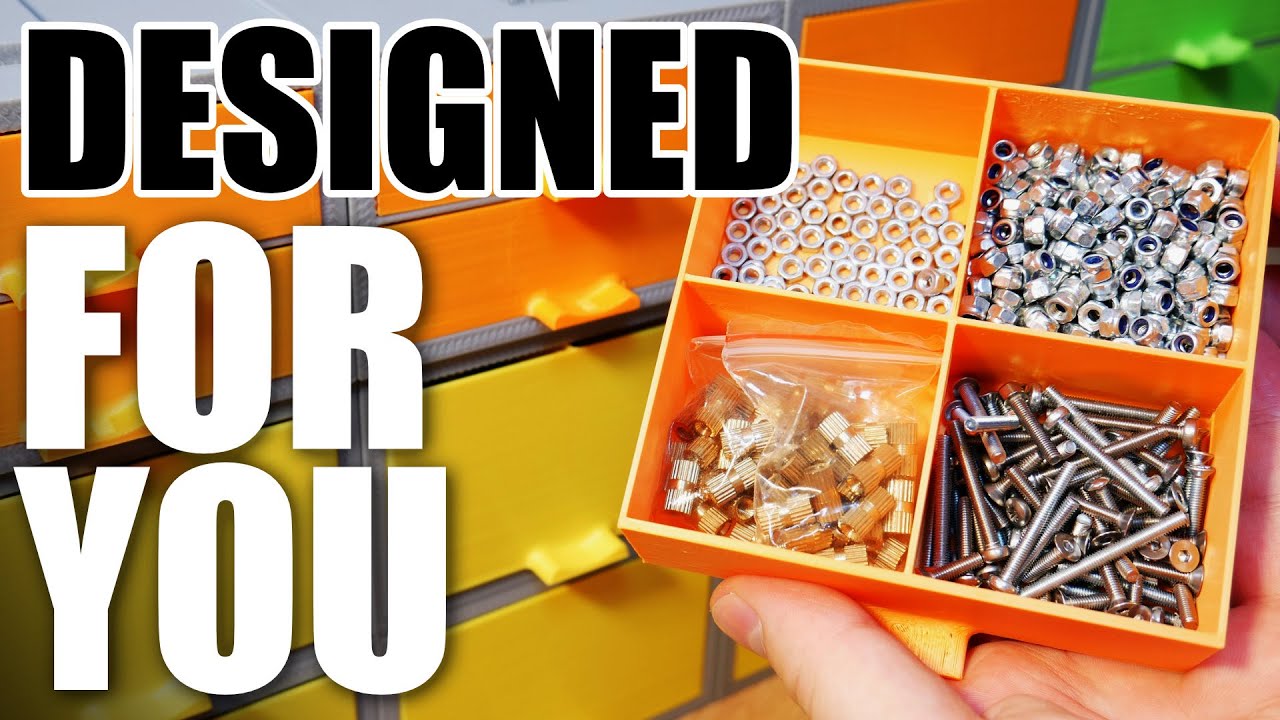 STACKABLE STORAGE BOX FOR YOUR TABLE - 3D Printed - YouTube