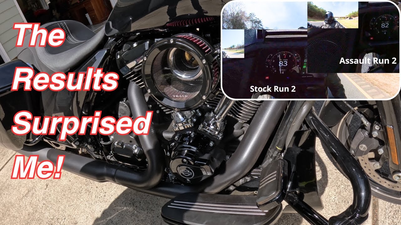 Will the Trask Assault Air Cleaner improve my 24 Road Glide? - YouTube