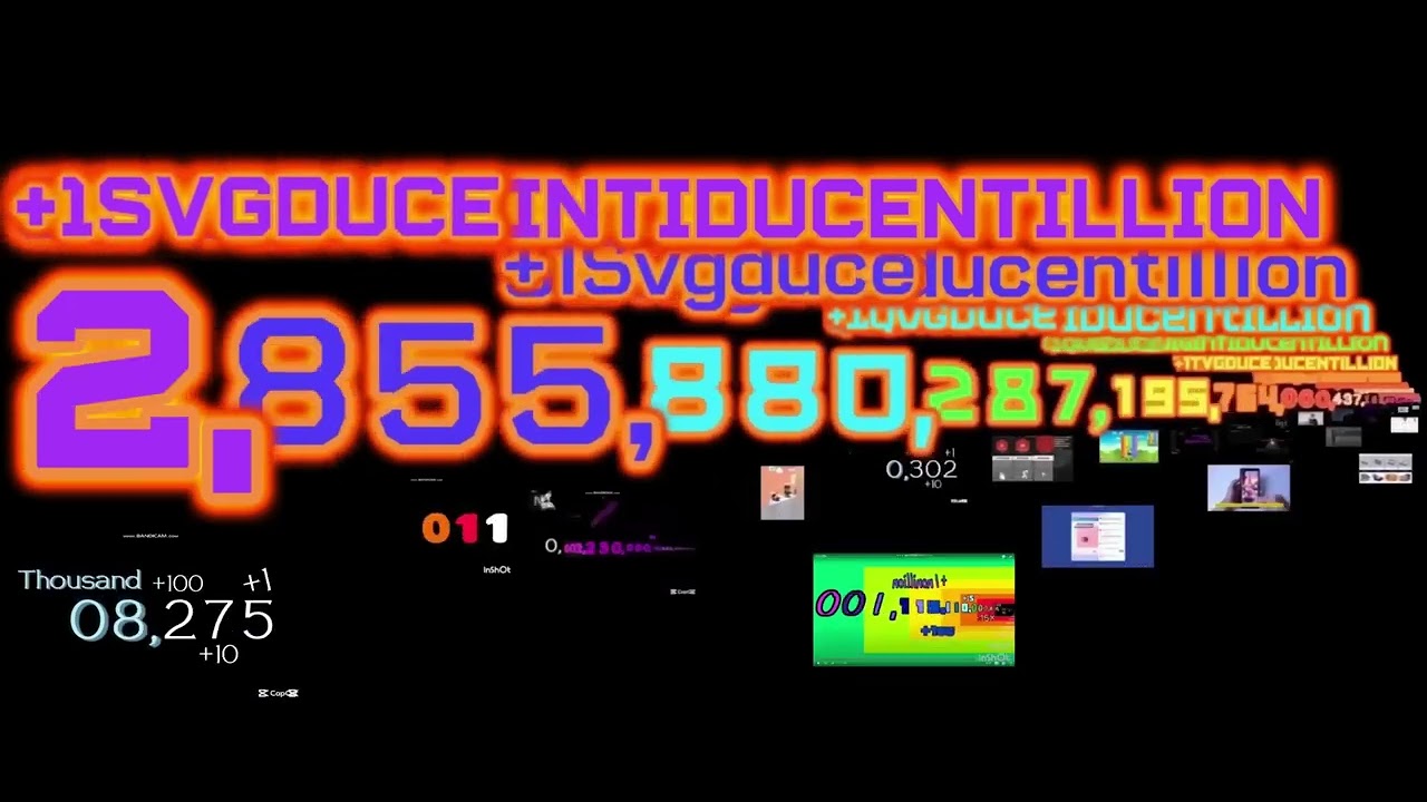 Numbers 1 to 1 Octovigintiducentillion (228/300) Trucentillion - YouTube