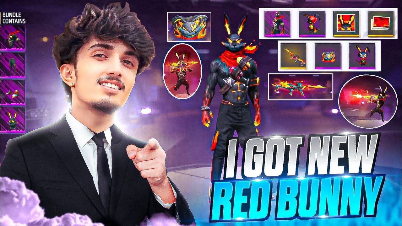 NEW UPCOMING 😱 RED BUNNY BUNDLE🐰🔥 Rate this bundle 0 to 10 🤑 #freefire ...