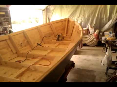 Home Built Seneca Pacific Dory - YouTube
