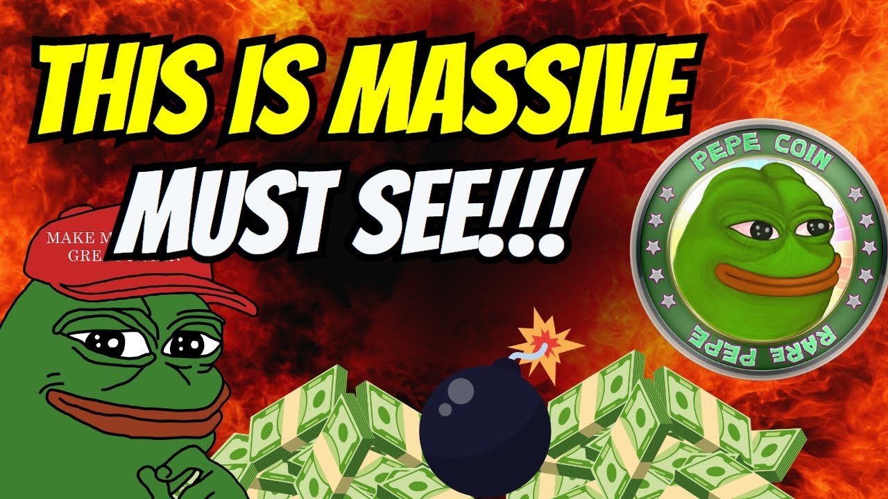 WOW🔥 PEPE HOLDERS NEED TO WATCH THIS NOW! THIS IS MASSIVE PEPE COIN ...