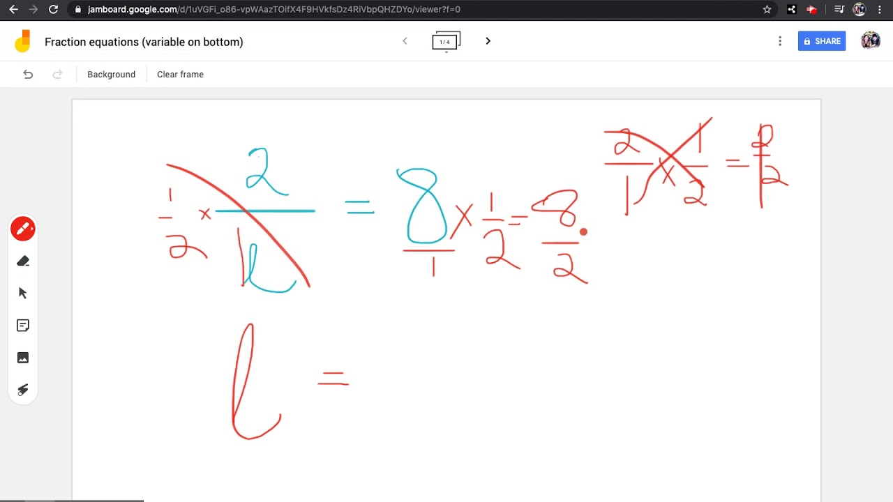 Fraction Equations (Variable on bottom) - YouTube