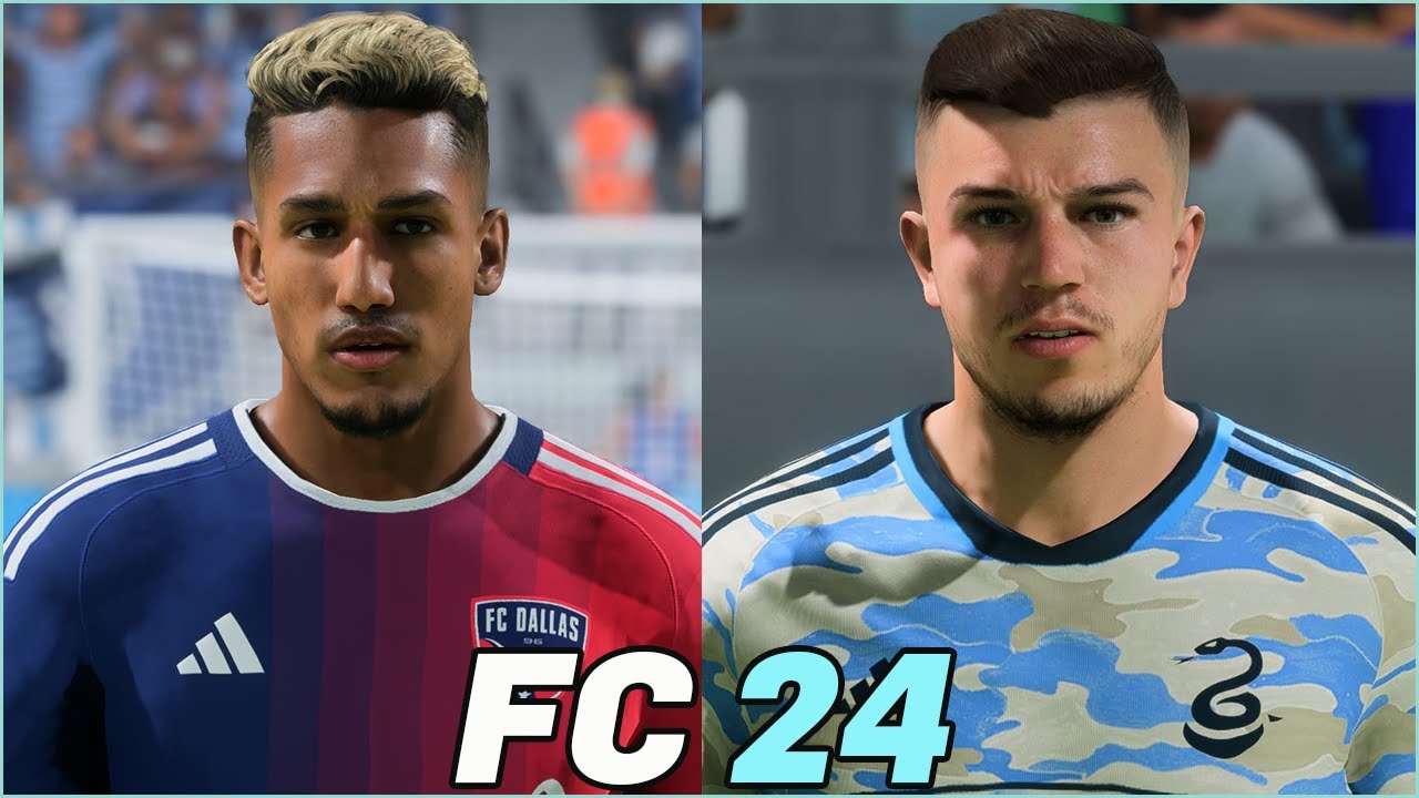 FC 24 | ALL MAJOR LEAGUE SOCCER PLAYERS REAL FACES - YouTube