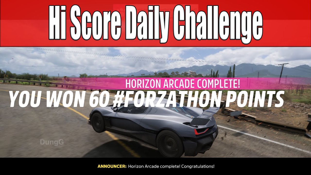 Forza Horizon 5 Hi Score Daily Challenge Complete Round 3 of a Horizon ...
