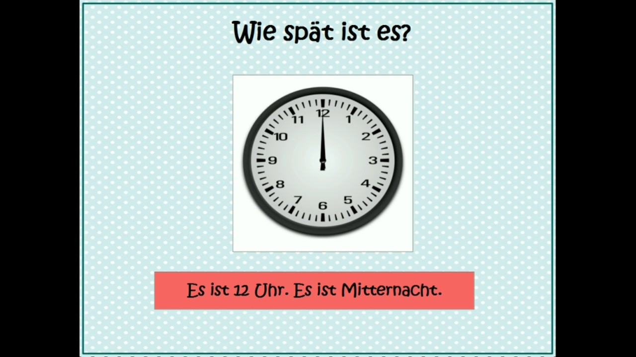 Basic German - The Essentials needed / Zeit Time| Bumblebee German ...