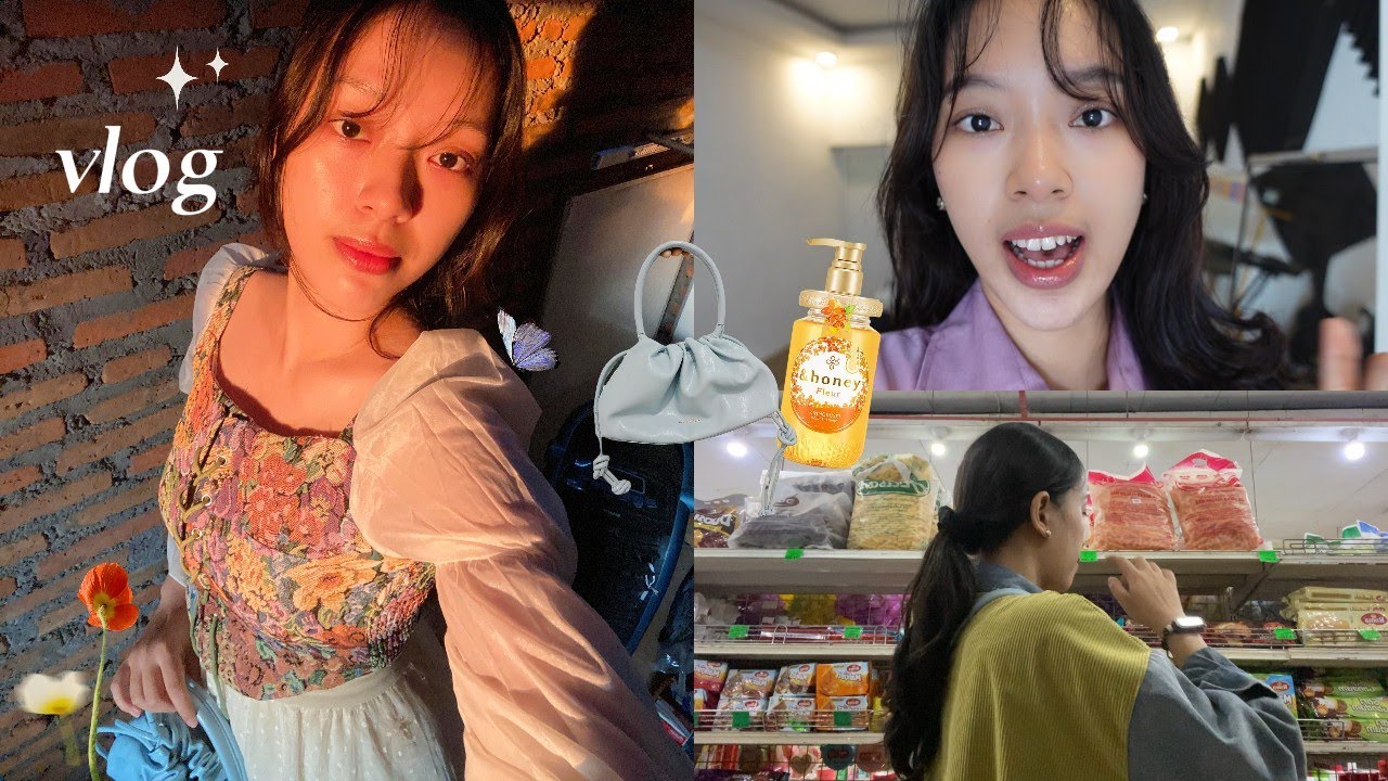 vlog : productive week, how i style my hair, introvert diaries - YouTube