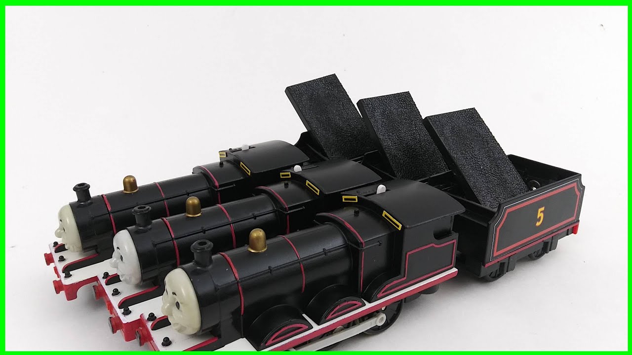 Thomas and friends Trackmaster Custom Black James - YouTube