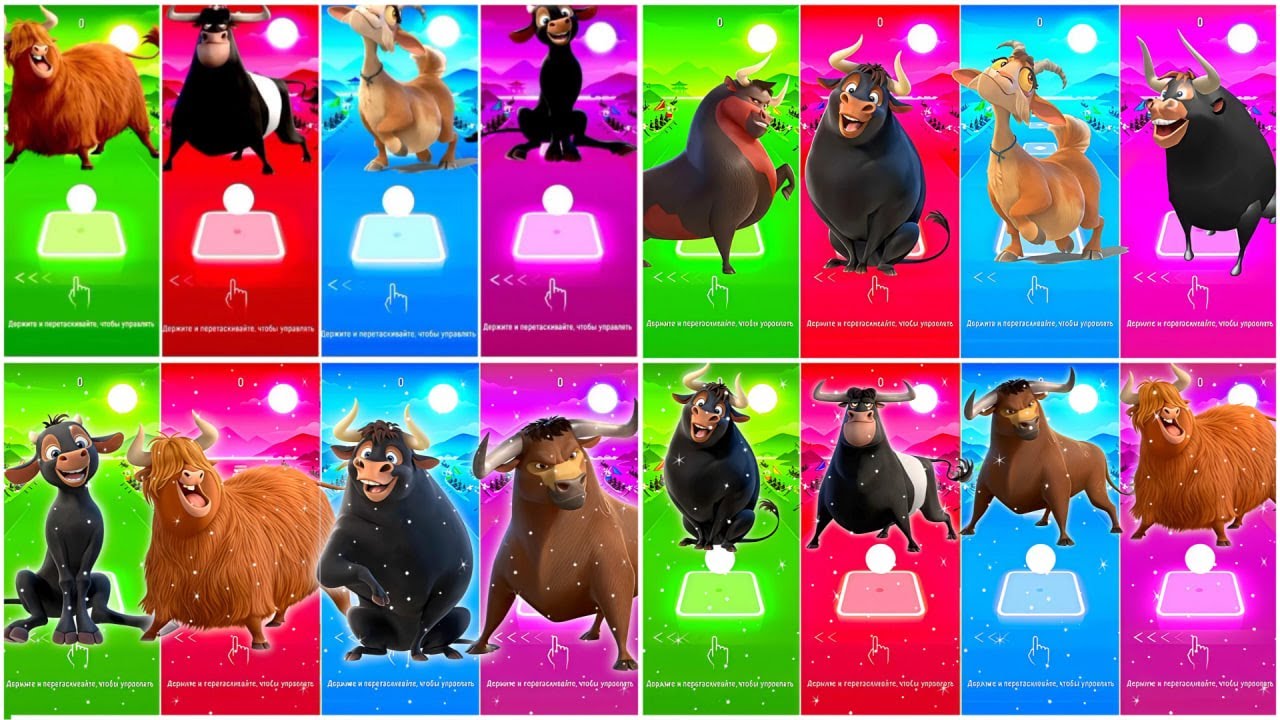 Ferdinand 🆚 Funny Cow 🆚 Funny Mammoth 🆚 Funny Horse | Coffin Dance ...