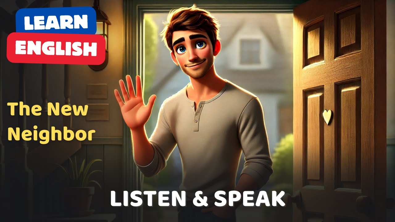 Improve English Speaking Skills (The New Neighbor) - English Listening ...