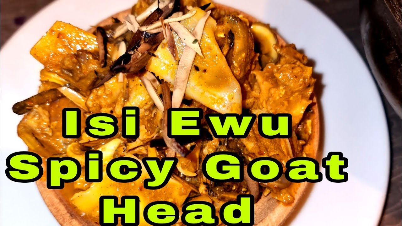 Easy Isi Ewu (Goat Head) Recipes|| STREET FOOD|| Nigerian Delicacies ...