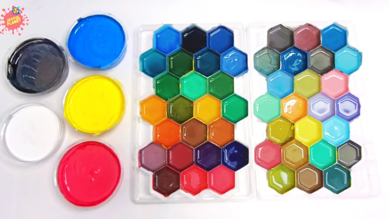 Making 48 Colors with Only 5 Primary Colors - YouTube