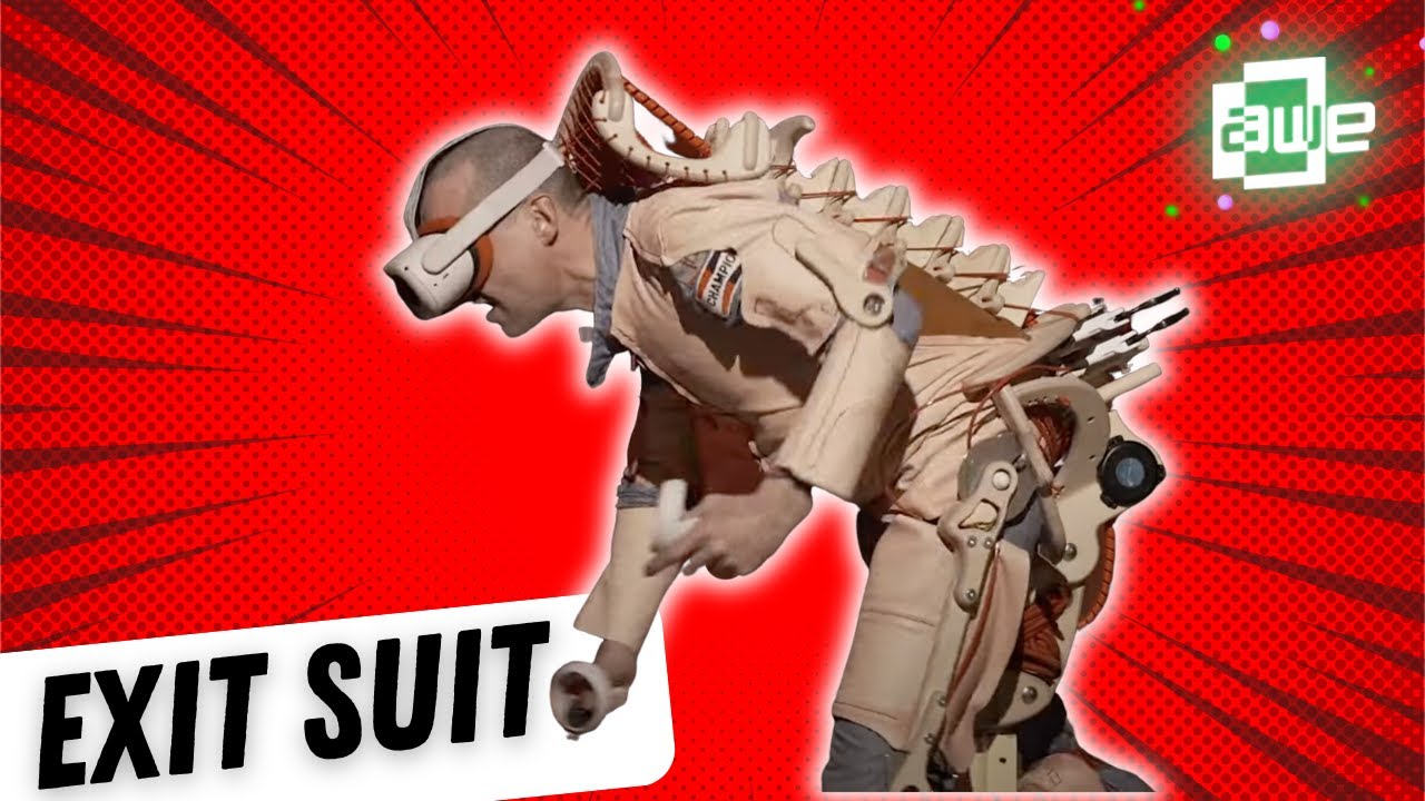 AWE USA 2023 | Der Exit Suit ist ein VR Exoskelett zum Selberbauen ...
