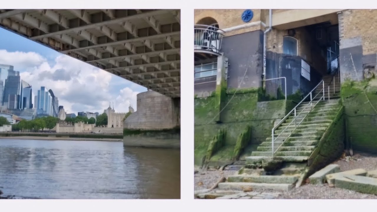Horsleydown Old Stairs = Walk Under Tower Bridge = Pickle Herring ...