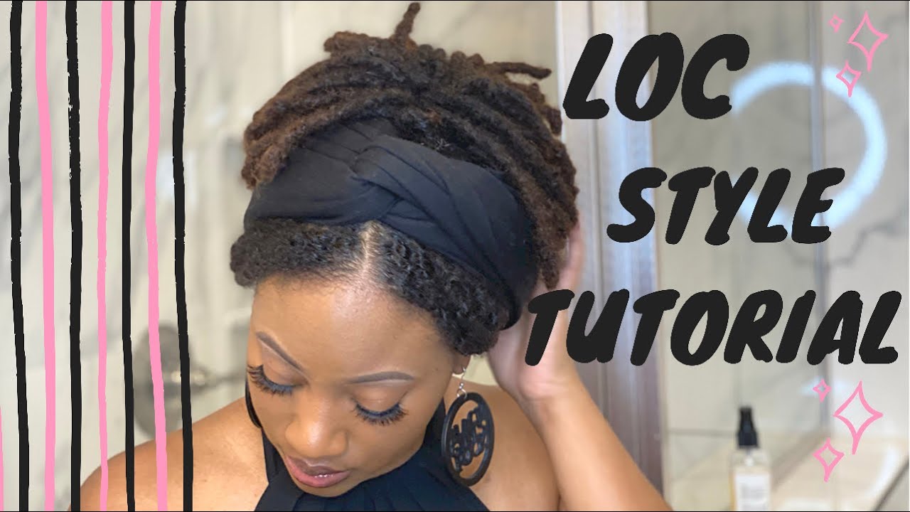 Loc Style Between Retwists | Loc Style Tutorial Fall 2021 - YouTube