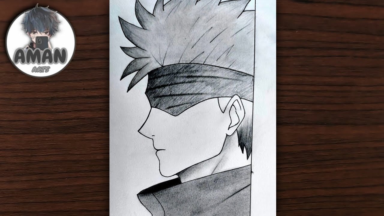How to Draw Gojo Satoru || Jujutsu Kaisen Drawing Tutorial || Easy ...