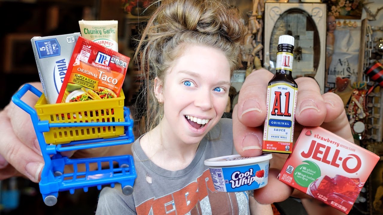 (Part 2!) Unboxing MORE *NEW SERIES 2* TINY REAL GROCERIES! - Realistic ...