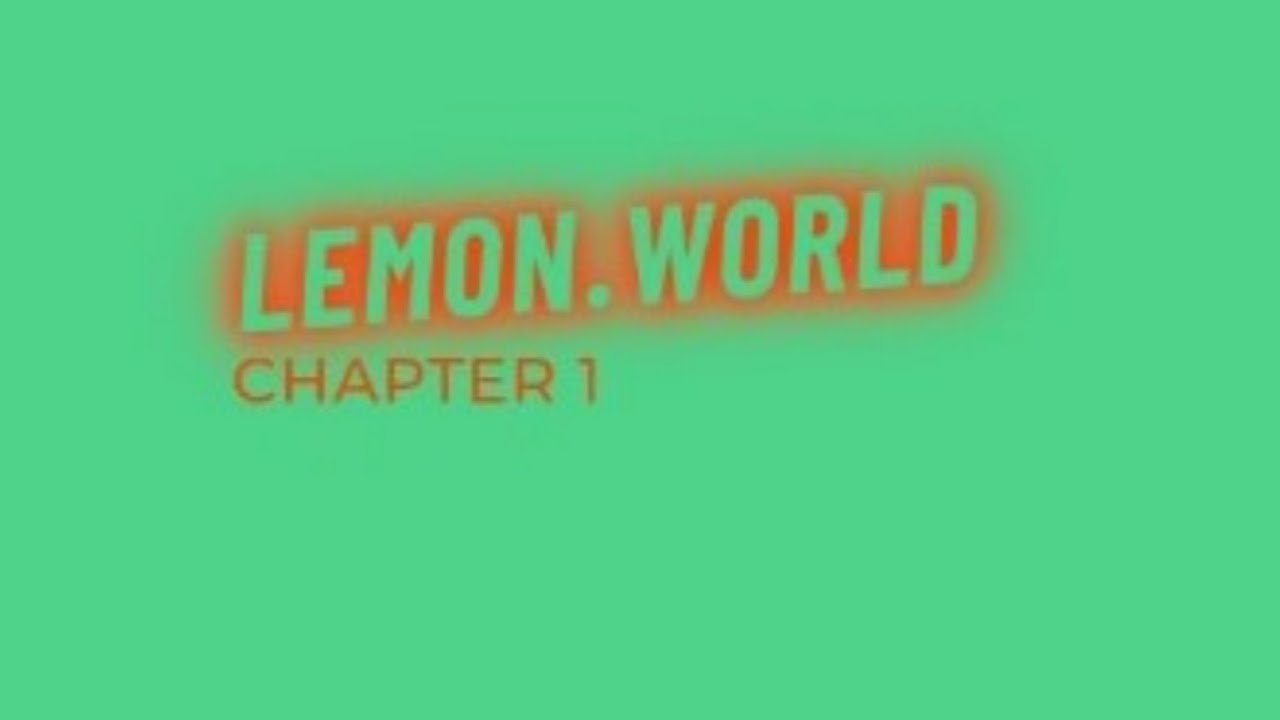 LEMON.WORLD TRAILER OFFICIAL! - YouTube