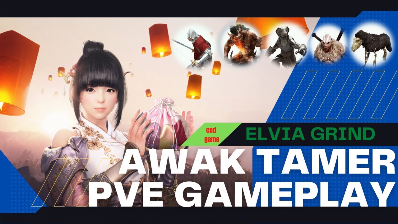 BDO| Tamer Awakening PVE gameplay in Elvia Server | Black Desert Online ...