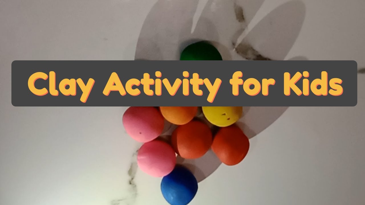 Preschool Activity for Kids with Clay and toothpick | learn shapes ...