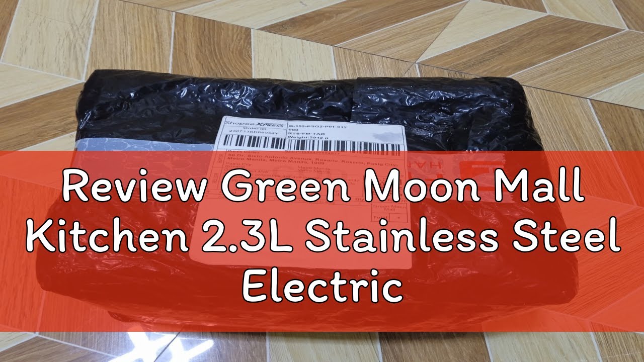 Review Green Moon Mall Kitchen 2.3L Stainless Steel Electric Water ...