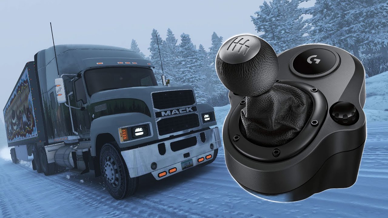 ATS | First Logitech H-Shifter Drive | American Truck Simulator ...