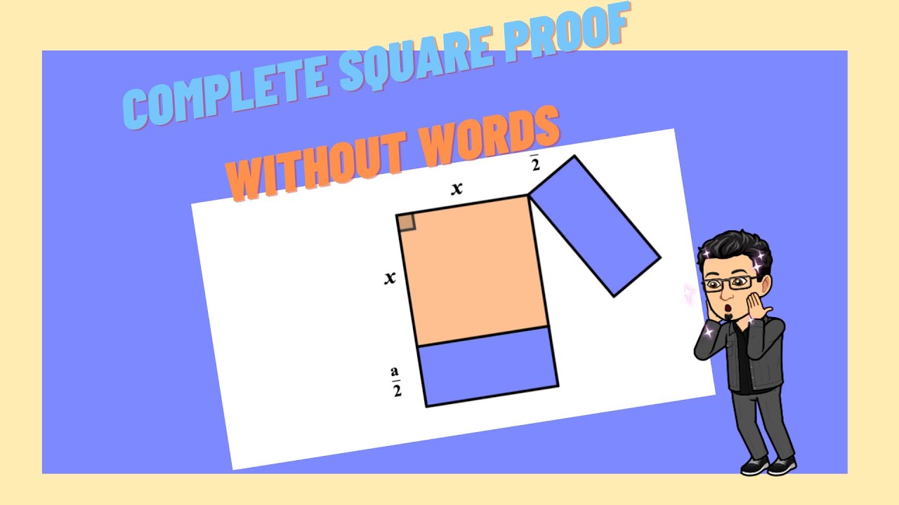 Completing The Square Proof Without Words - YouTube