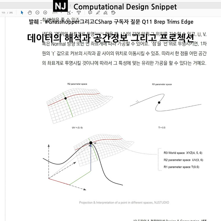 #ComputationalDesignLectureSnippet 85 발췌 #Grasshopper그리고CSharp 구독자 질문 Q11 title - YouTube