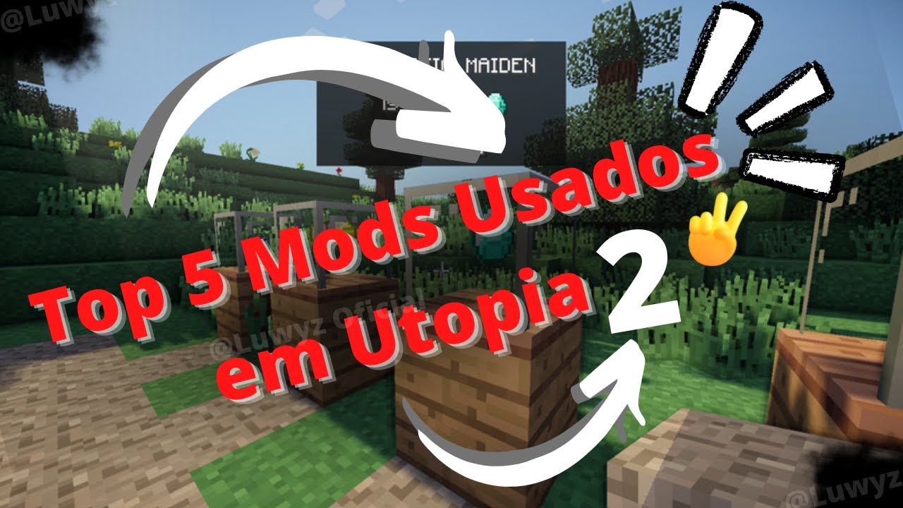 Top 5 Mods Usados em (Minecraft Utopia 2) - YouTube