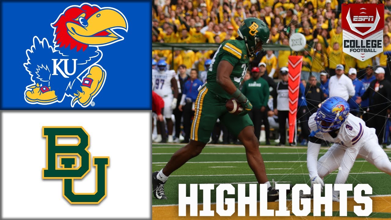 Kansas Jayhawks vs. Baylor Bears | Full Game Highlights | ESPN College ...
