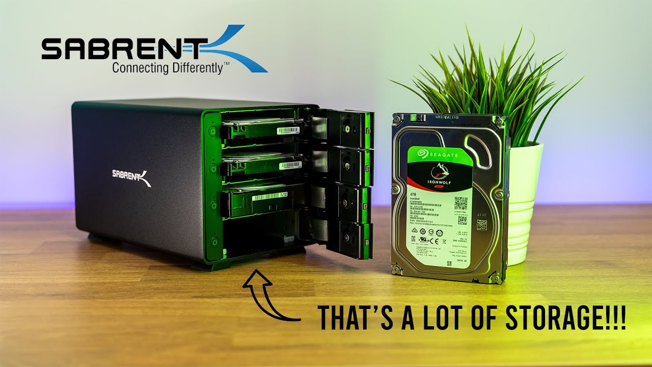 A LOT of STORAGE at once with SPEED!!!🔝 - Sabrent 4 bay HDD Dock - YouTube