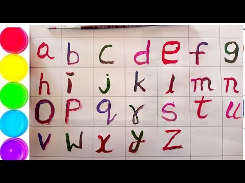 Small abcd writing | small abcd | small alphabet | ABCD Rhymes | ABCD ...