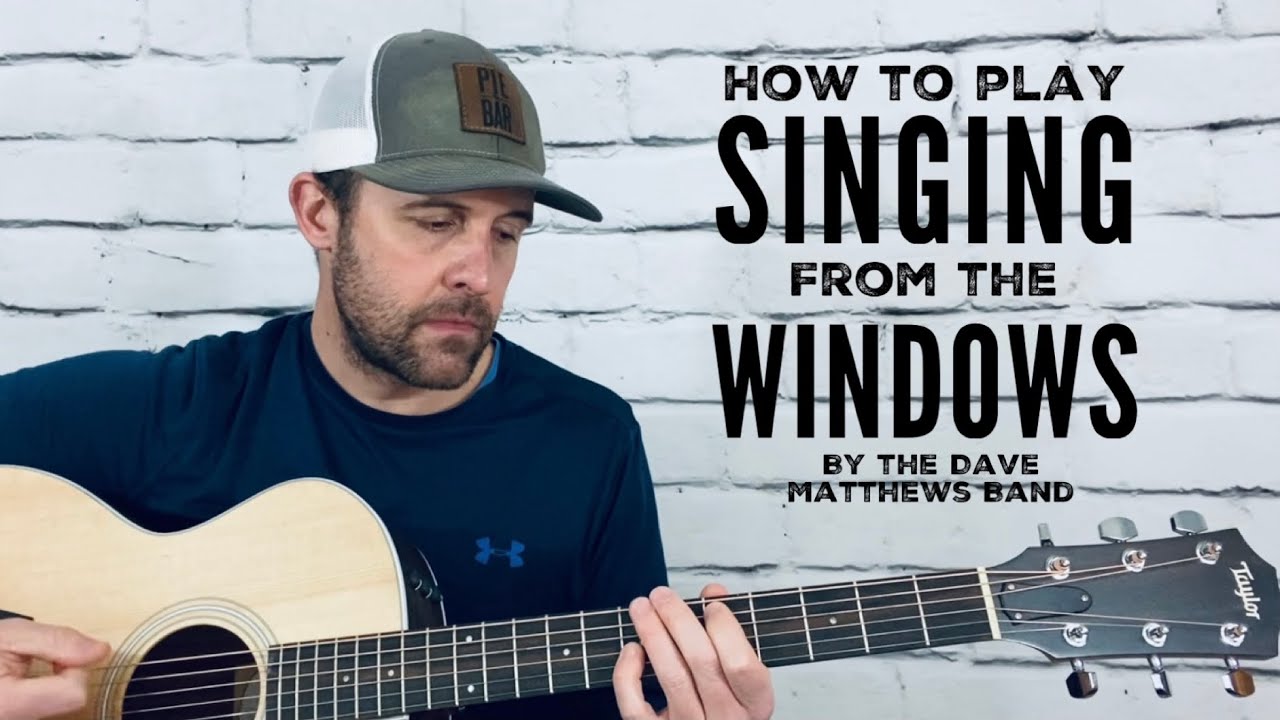 Singing From The Windows (Shadows on The Wall)-Guitar Tutorial- Dave ...