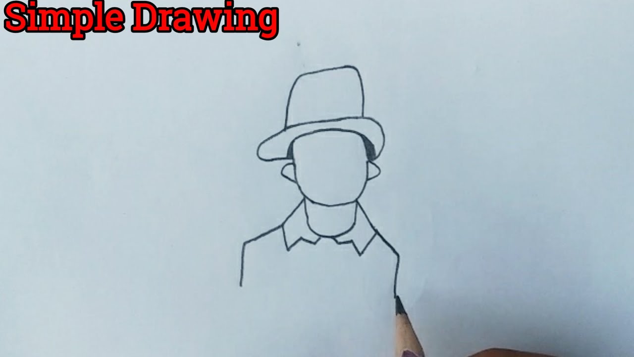 How to draw a man / Easy pencil drawing step by step ll Tipsclub - YouTube