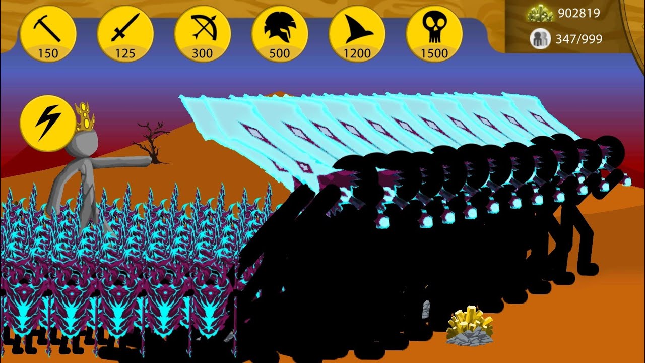 SUMMON 5 SKULL BOSS ICONS WITH STRENGTH X999999999 VS ALL | STICK WAR ...