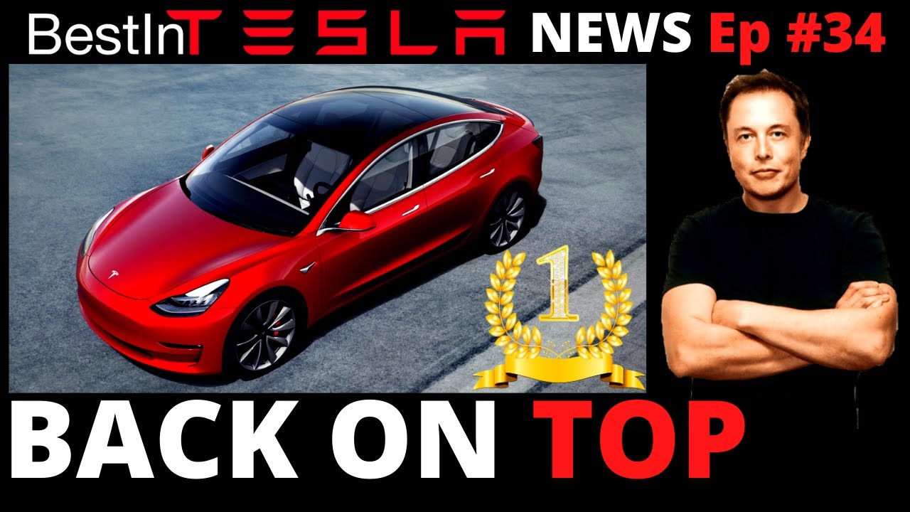 Tesla Back on TOP | A tesla survives a tidalwave | New record for Tesla ...