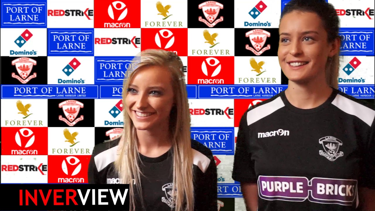 LARNE LADIES: Introducing Georgia Crawford and Tori Baxter - YouTube