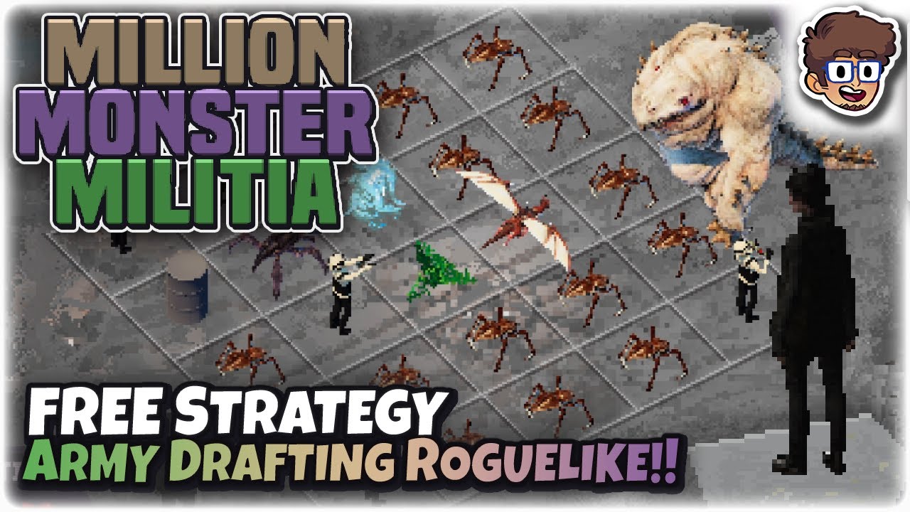 FREE Strategy Army Drafting Roguelike!! | Let's Try Million Monster ...