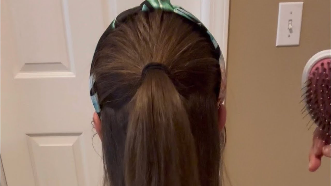 ASMR Hairplay ~ Brushing Hair ~ Ponytail ~ Headband ~ Claws ~ Relax you ...