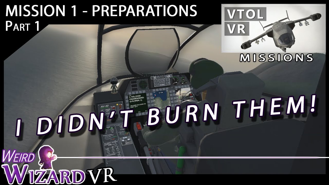 VTOL VR - Mission 1 - Part 1 Gameplay HTC Vive - YouTube