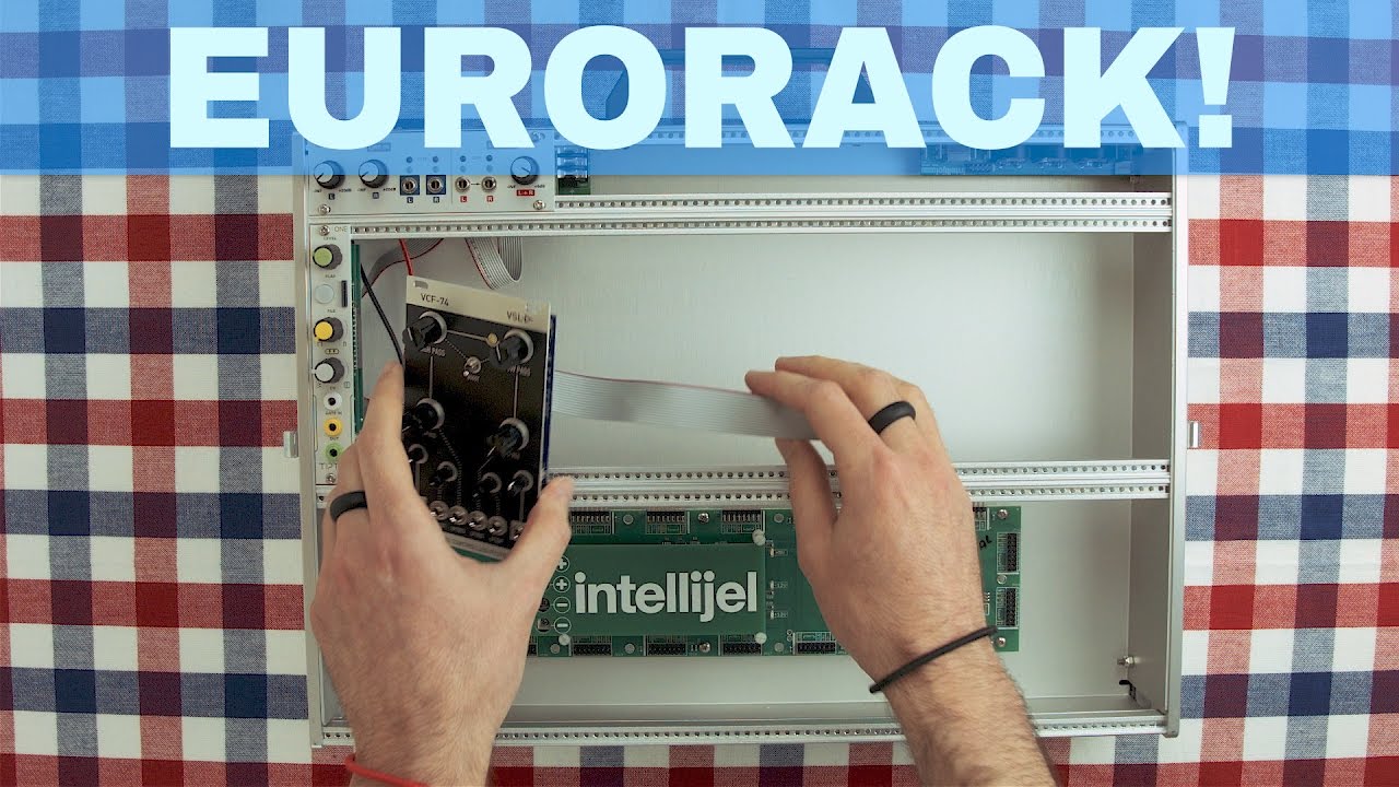EURORACK MODULAR UNBOXING AND SETUP ~ TipTop Audio One, VSL VCF 47 ...