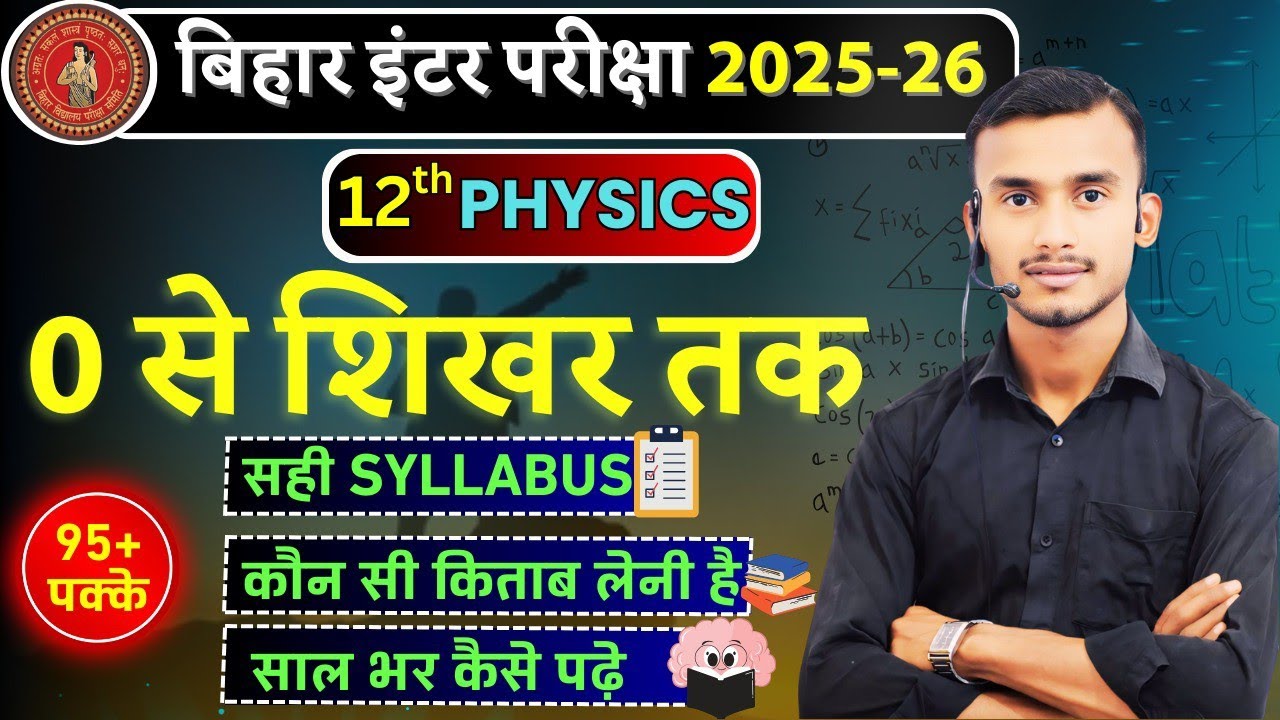 Class 12 Physics Syllabus DIscussion ll Physics by dk sharma ll - YouTube
