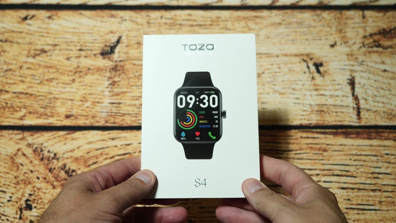 TOZO S4 AcuFit One Smart Watch Compatible with Apple & Android - YouTube