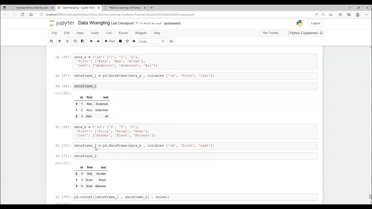 How To Concatenate Dataframes Using Pandas Youtube