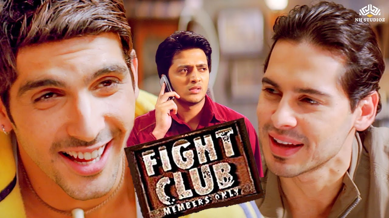 FIGHT CLUB (Movie Scene) | Zayed Khan, Riteish Deshmukh, Dino Morea ...
